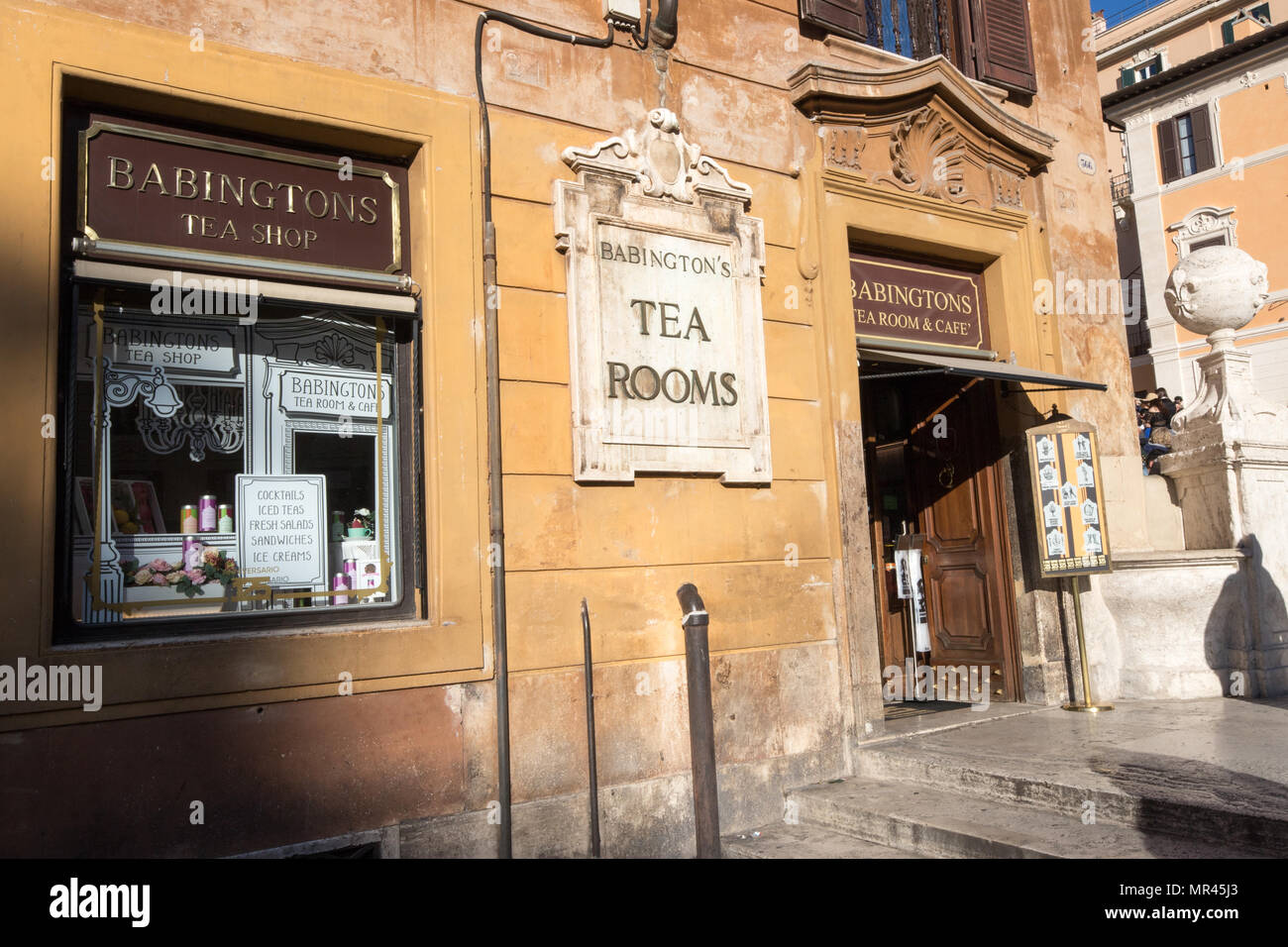 Babington's Tea Room, piazza di Spagna rome Italy Stock Photo - Alamy