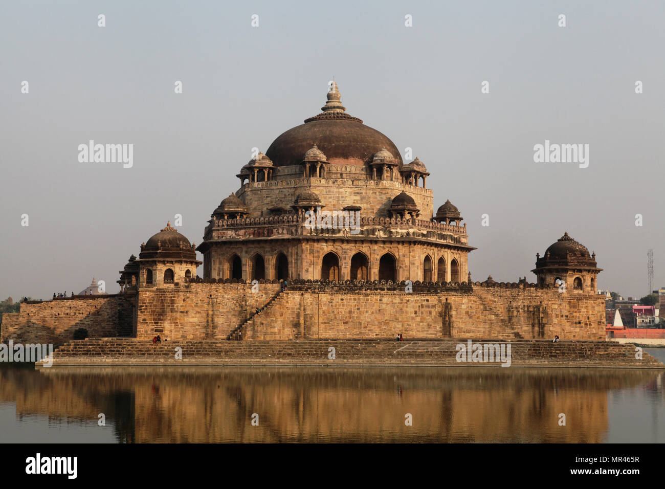 India, Bihar, Sasaram, Tomb of Emperor Sher Shah Suri in Sasaram Stock ...
