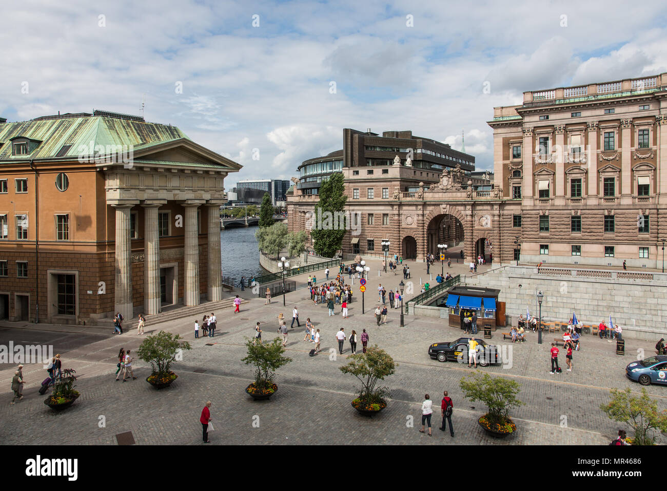 The Swedish capital Stockholm. Die schwedische Hauptstadt Stockholm ...