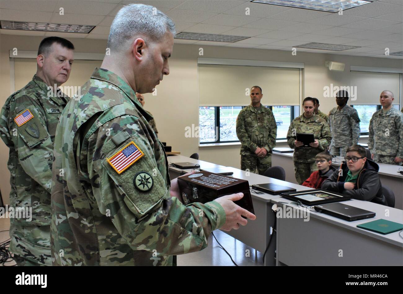U.S. Army Col. Michael D. Smith, commander of the Army Reserve Cyber ...