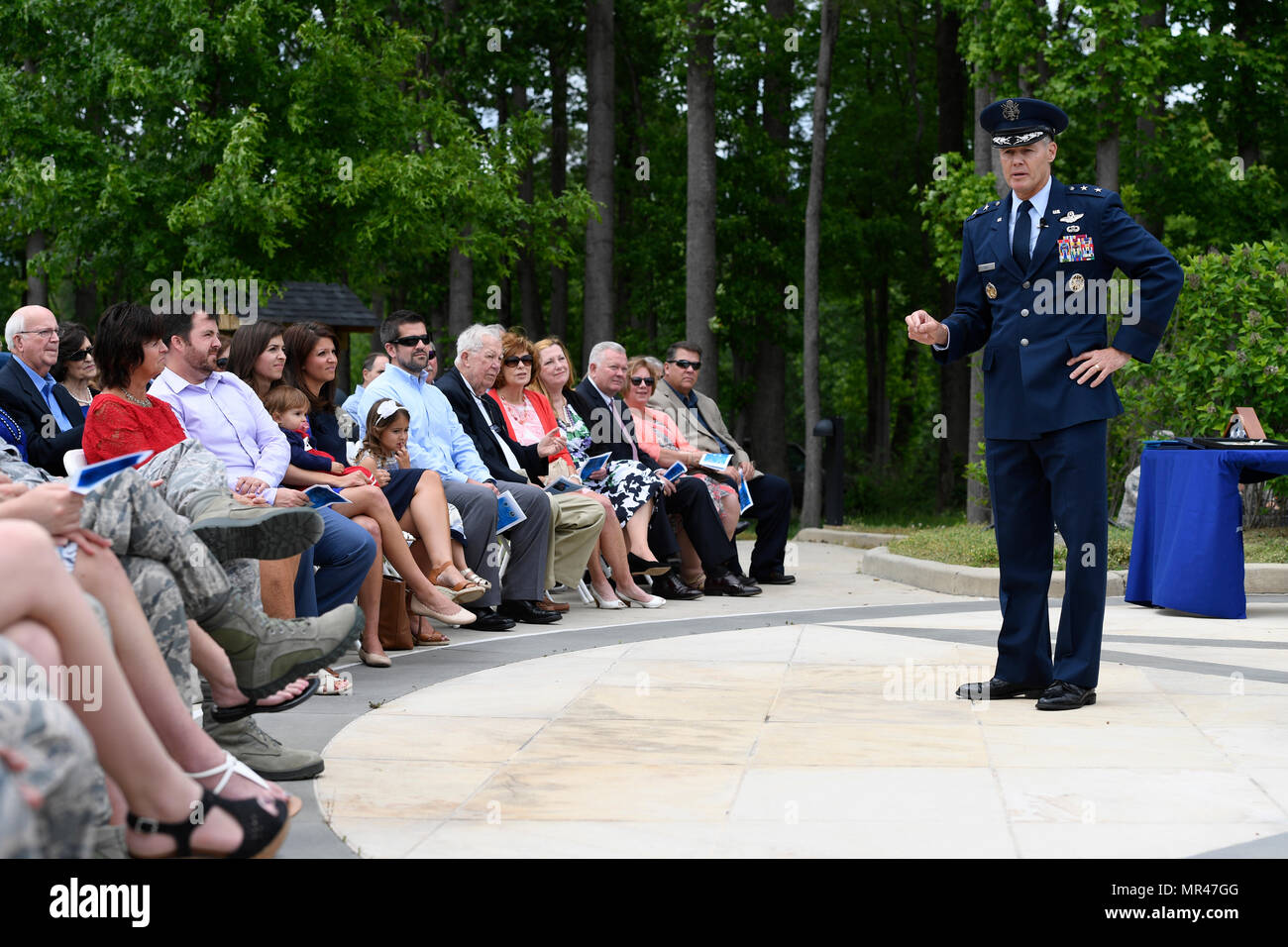 U.S. Air Force Maj. Gen. (Ret.) Brian Neal (center), former Deputy ...