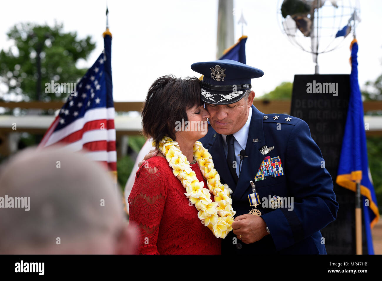 U.S. Air Force Maj. Gen. Todd Kelly (right), Air National Guard ...