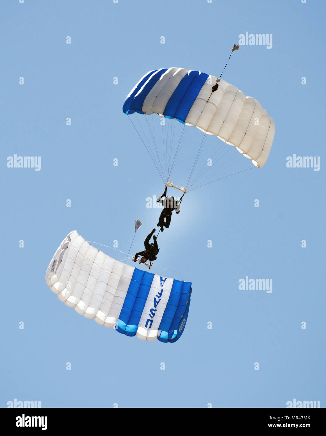The United States Air Force Academy Wings of Blue Knights parachute ...