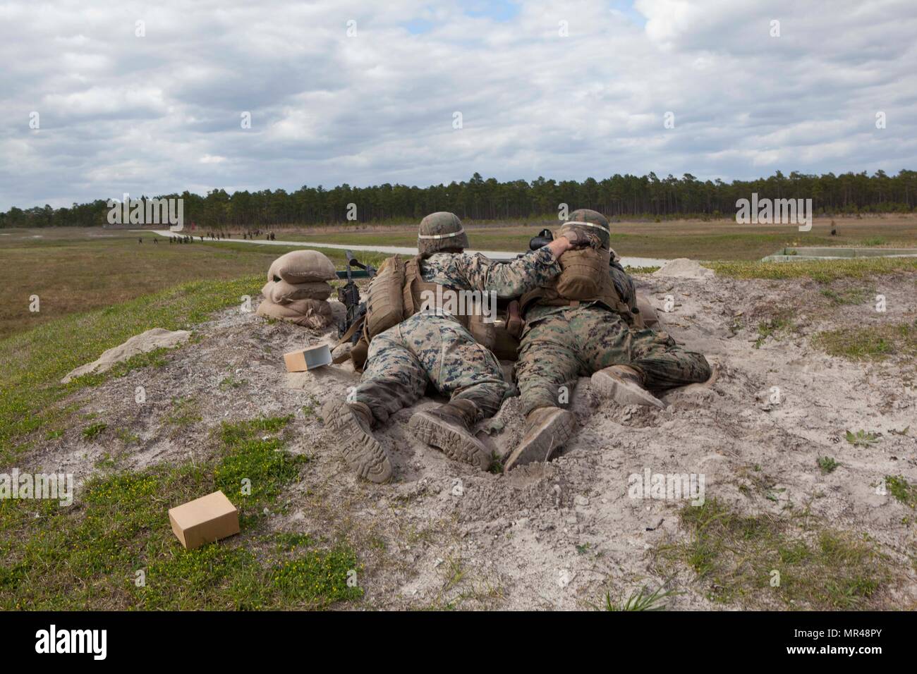U.S. Marines assigned to Advanced Infantry Training Battalion the ...