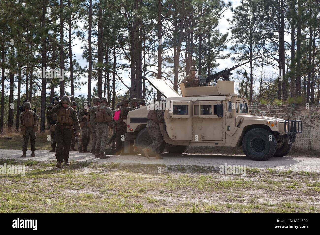 U.S. Marines assigned to Advanced Infantry Training Battalion the ...