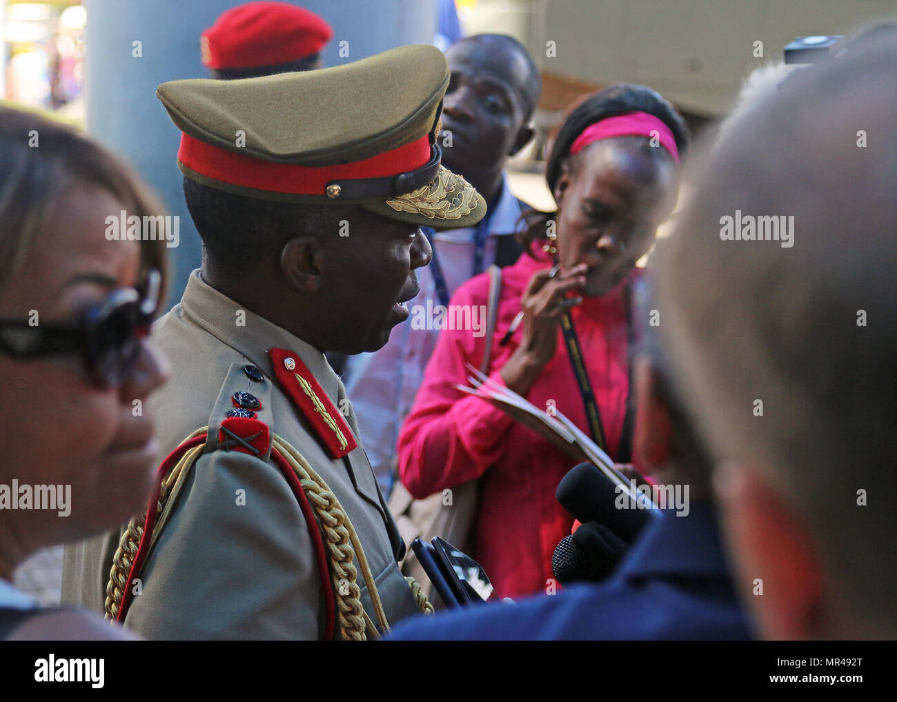 Gen. Griffin “Spoon” Phiri, Malawi Defence Force chief of staff speaks ...