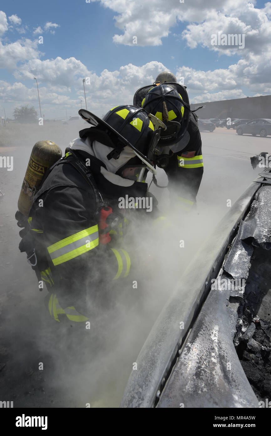 Aaron Simpson, left, and William Green, Tinker Fire and Emergency ...