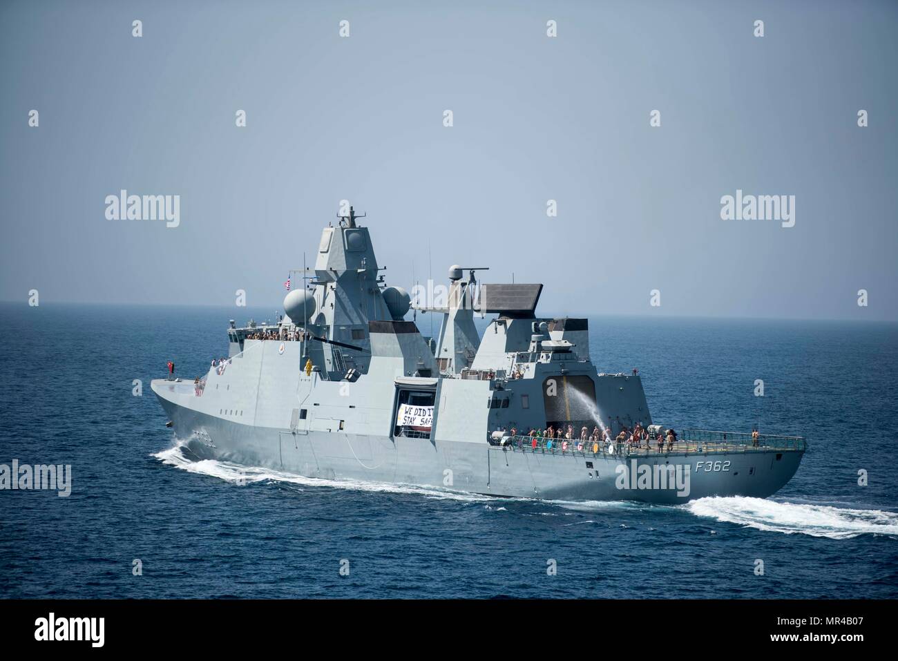 170505 N Yl257 196 Arabian Gulf May 5 2017 The Danish Frigate Hdms