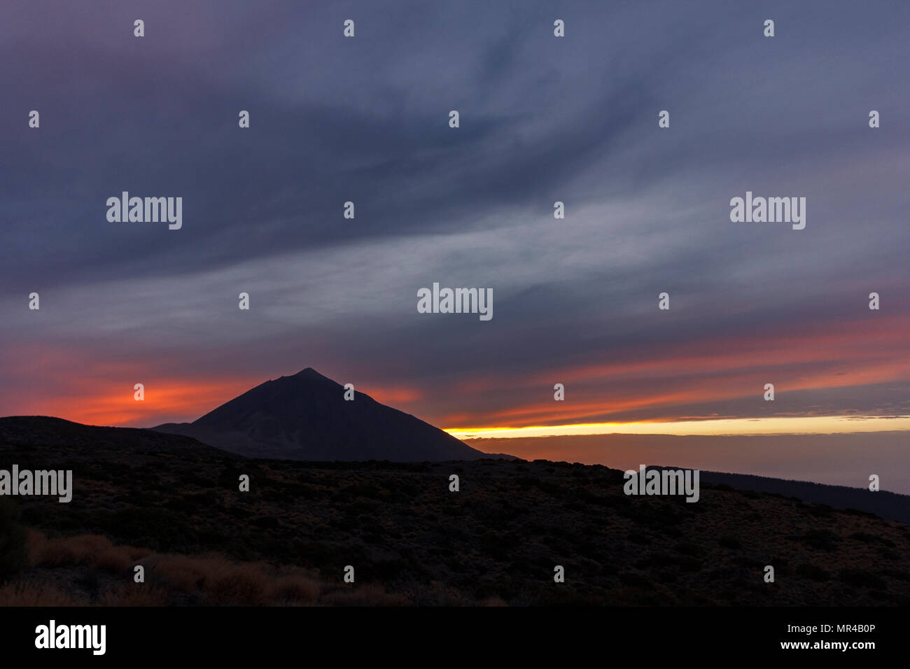 Teide national sunset hi-res stock photography and images - Alamy