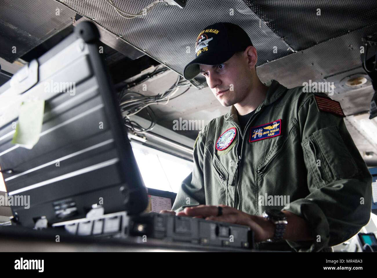 170507-N-WS952-083 YOKOSUKA, Japan (May 7, 2017) Lt. Jacob Weinzatl ...