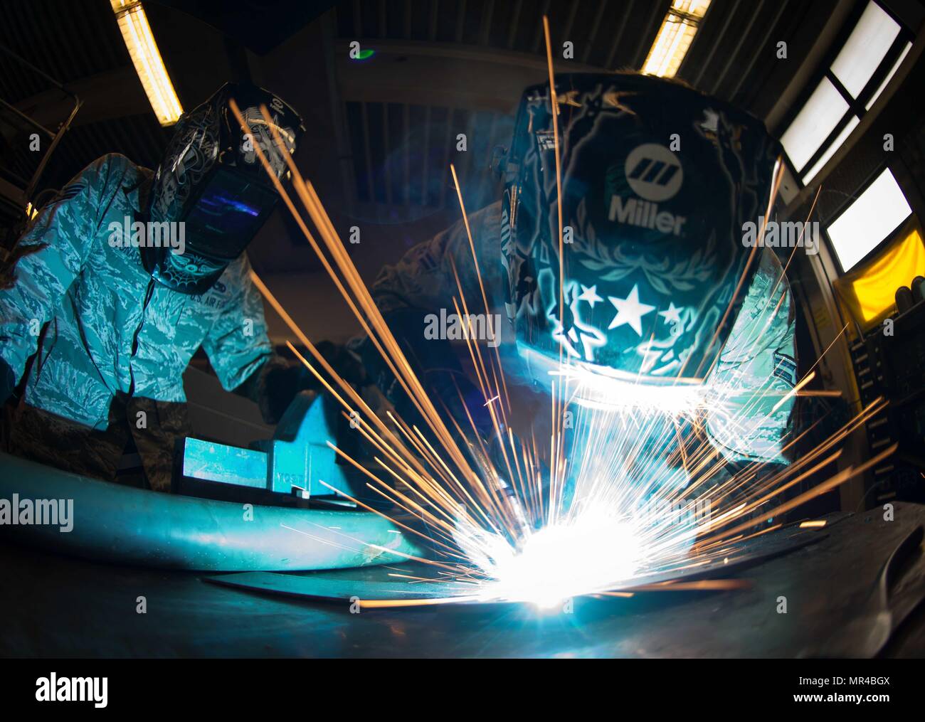 Airman 1st Class Joshua Roth, left, 86th Maintenance Squadron aircraft ...
