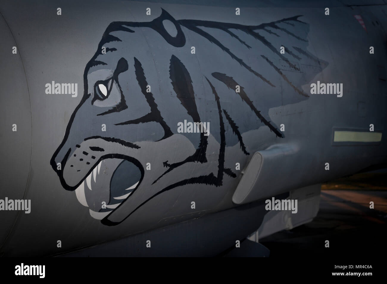 A U.S. Air Force F-4E Phantom II static display #67-0270 painted in ...