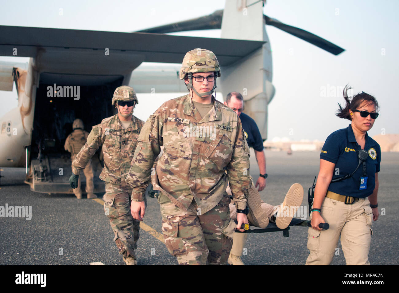 Pfc. Perry Wolf and Dylan Pulos, combat medics with the 86th Combat ...