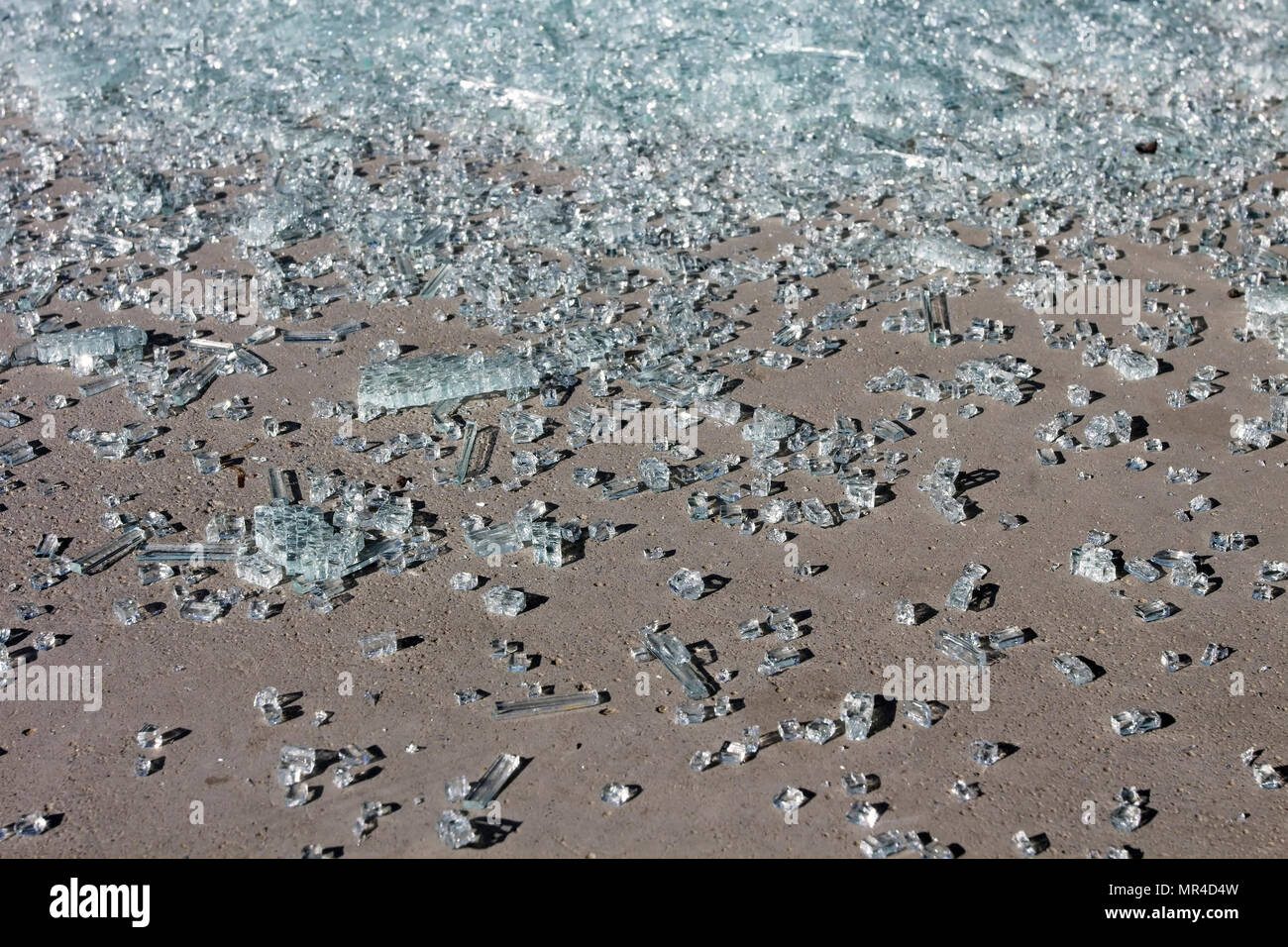 broken glass on ground Stock Photo - Alamy