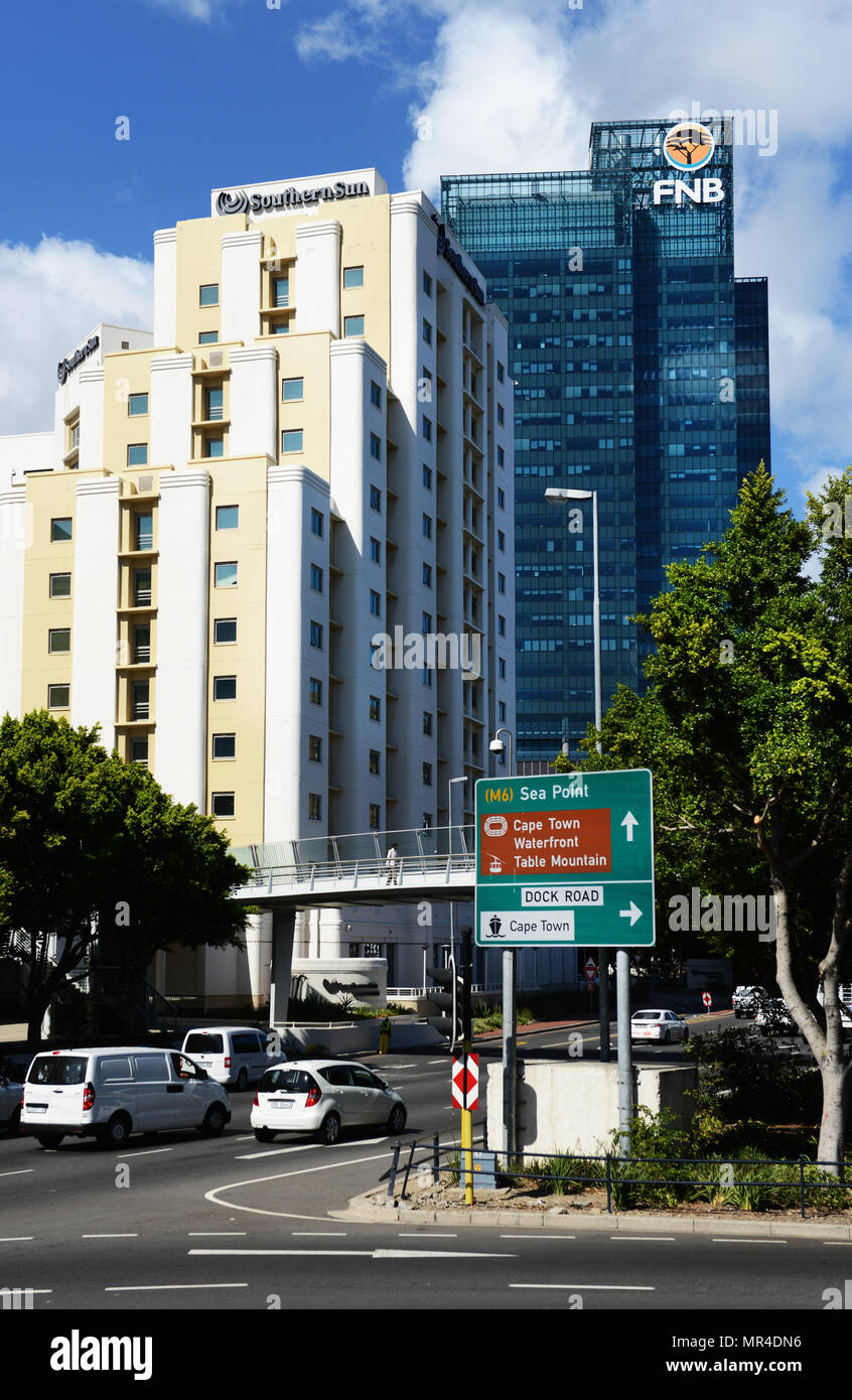 Portside Tower in Cape Town city's center Stock Photo - Alamy