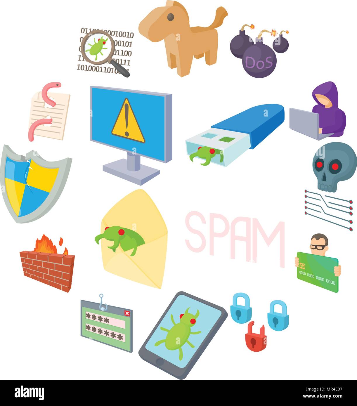 Hacking icons set, cartoon style Stock Vector Image & Art - Alamy Hacking icons set, cartoon style Stock Vector Image & Art - Alamy