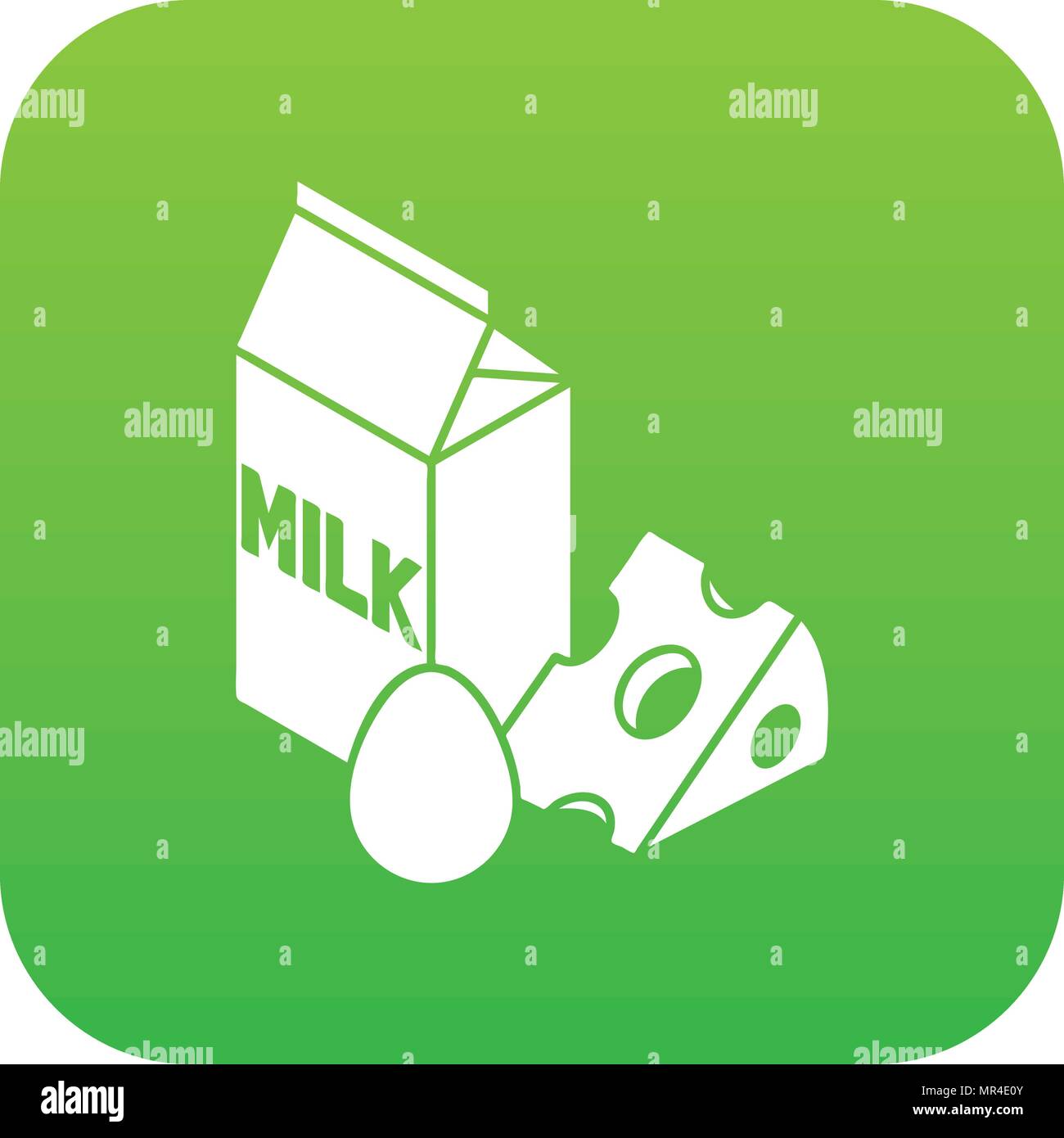 Milk product icon green vector Stock Vector Image & Art - Alamy