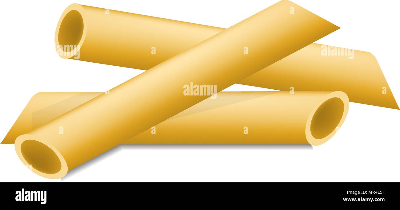 Maccheroni pasta mockup, realistic style Stock Vector Image & Art - Alamy