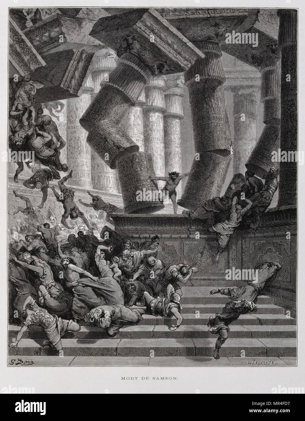Samson destroying the temple hi-res stock photography and images - Alamy