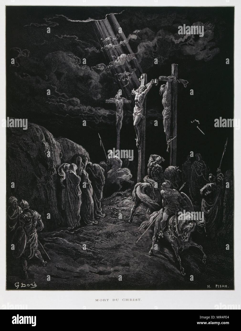 The crucifixion by gustave dore hi-res stock photography and images - Alamy