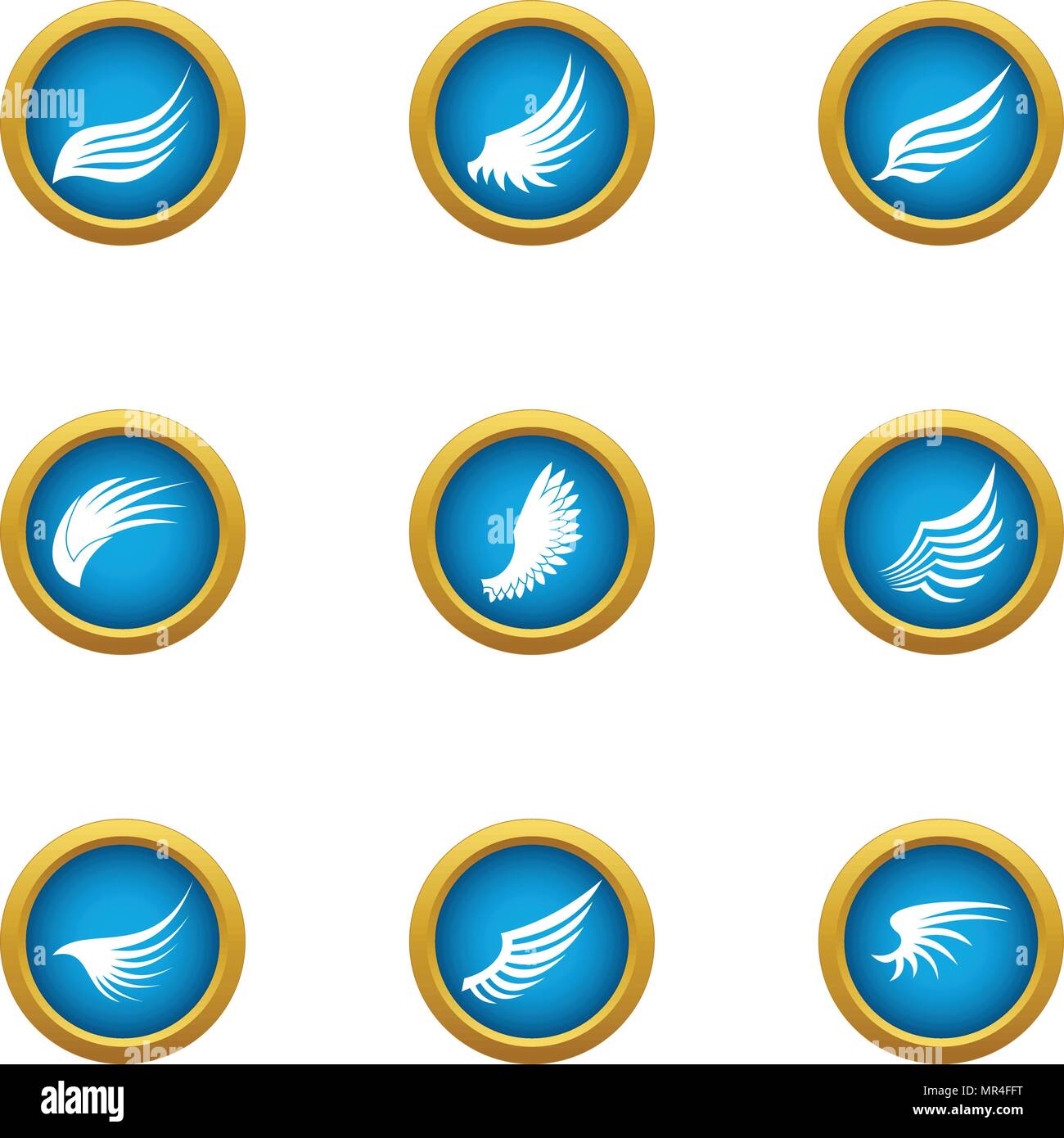 Bird flapping wings Stock Vector Images - Alamy