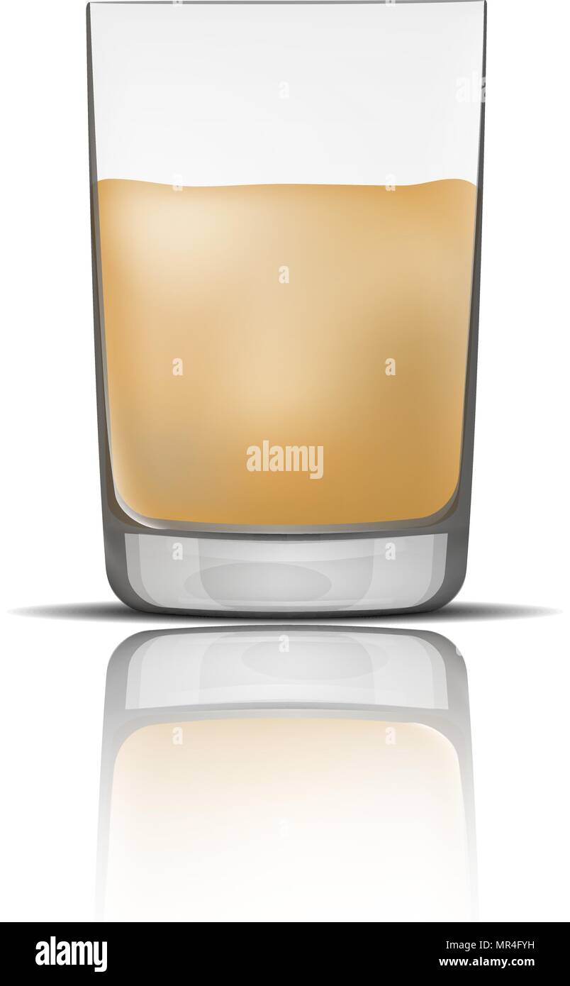 Full glass mockup, realistic style Stock Vector Image & Art - Alamy