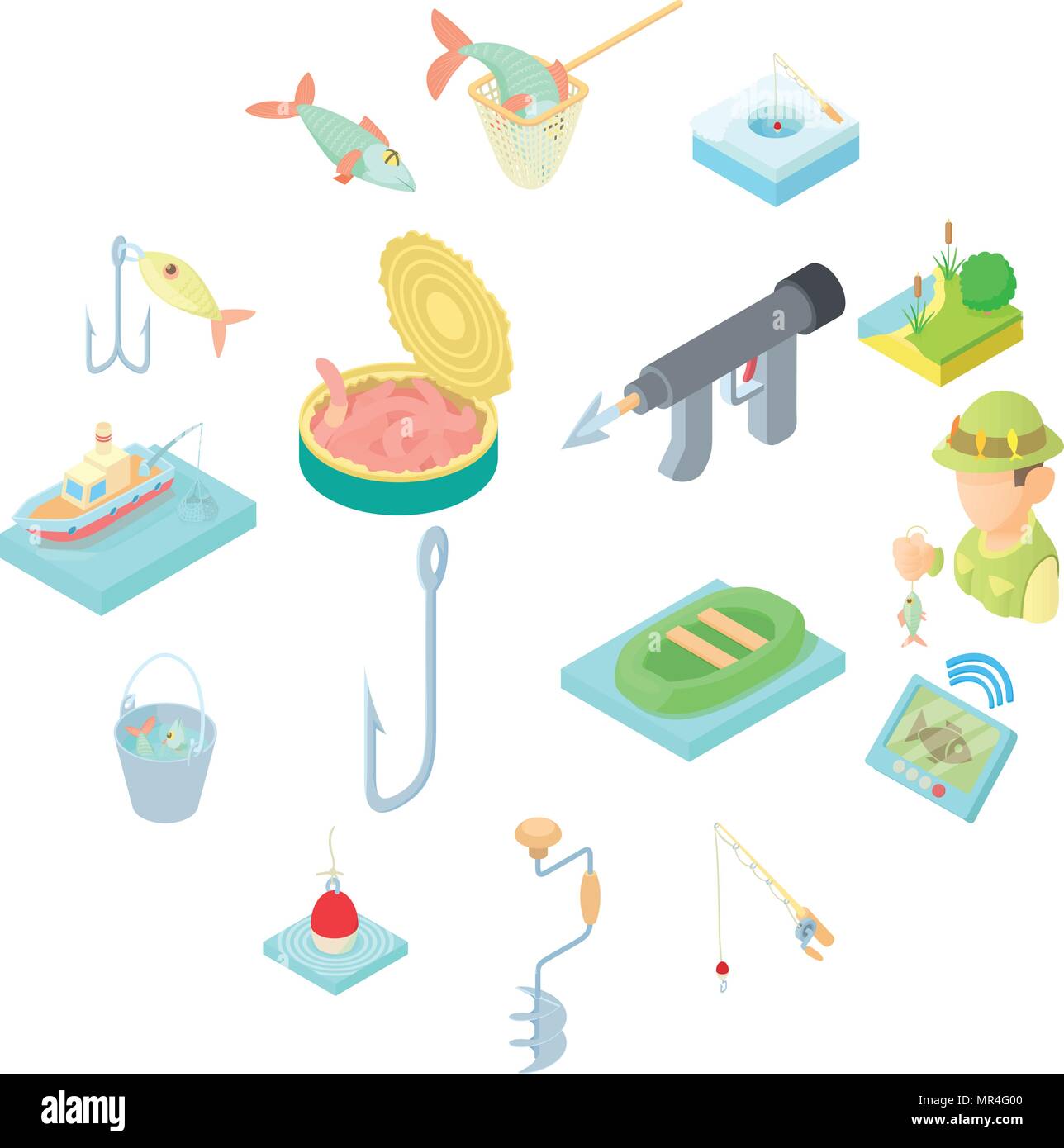 Speargun fishing Stock Vector Images - Alamy