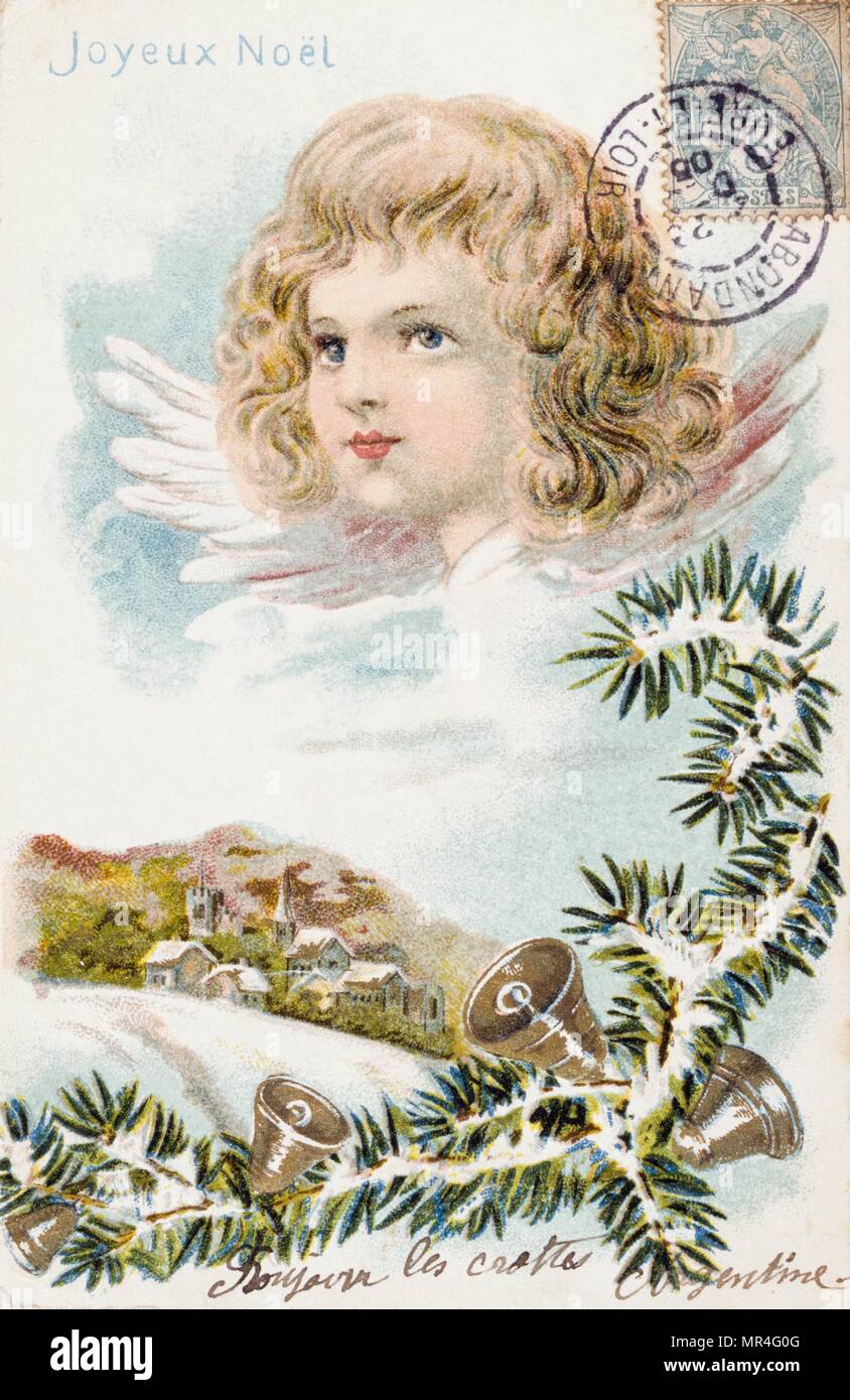French postcard christmas hi-res stock photography and images - Alamy