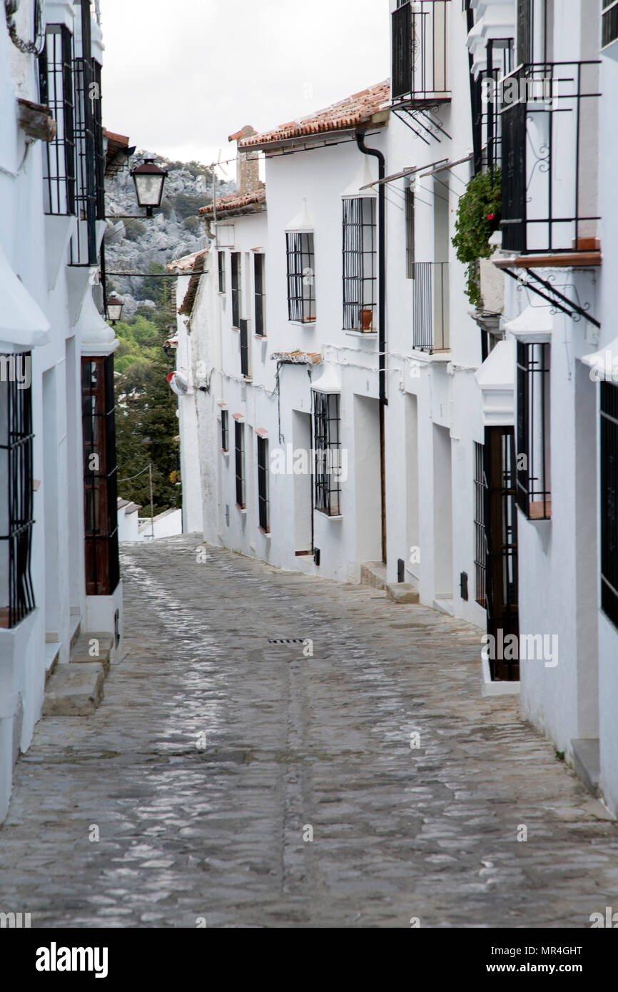 Street Scene; Grazalema; Andalusia; Spain Stock Photo - Alamy