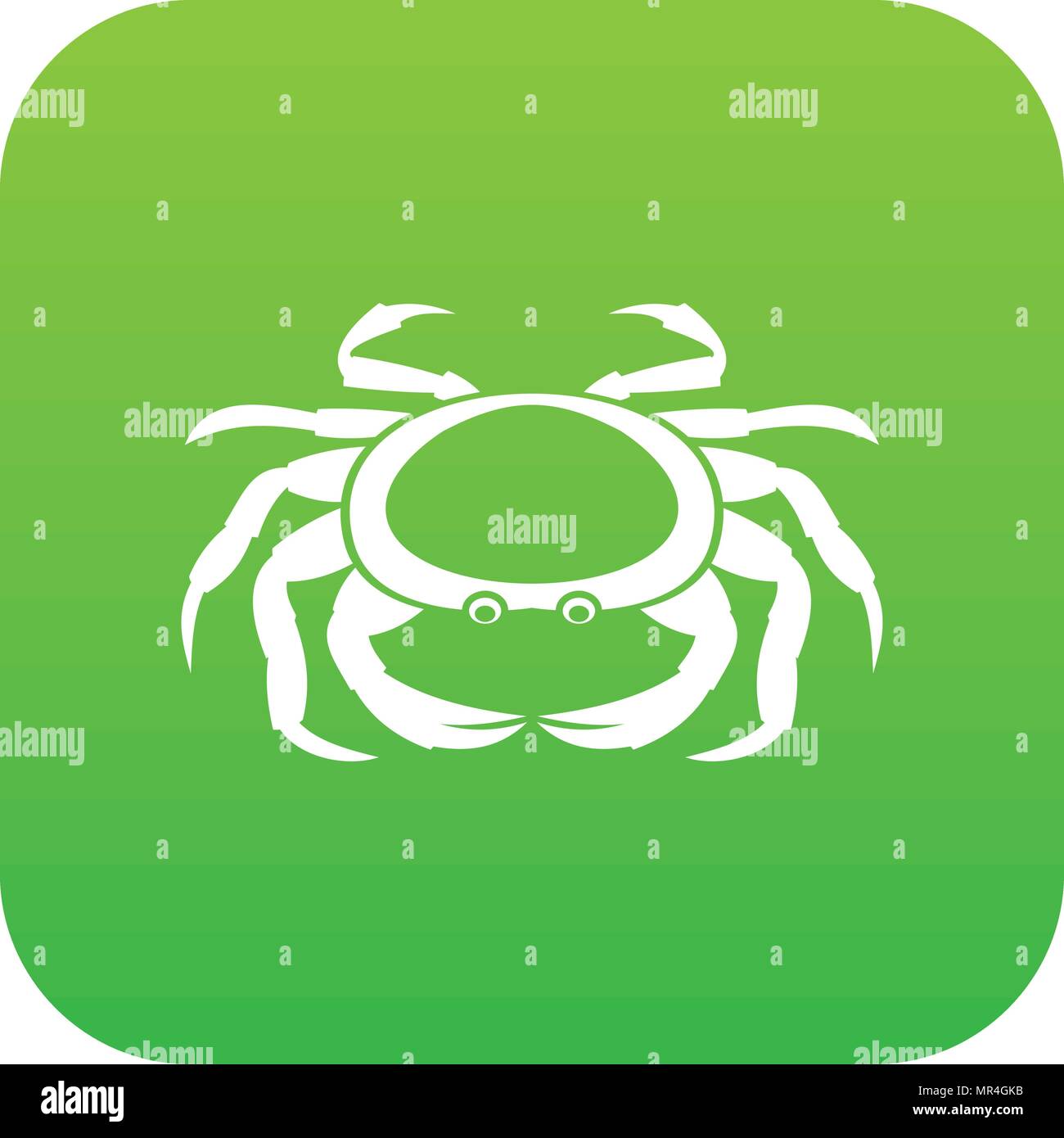 Green crab spider Stock Vector Images - Alamy