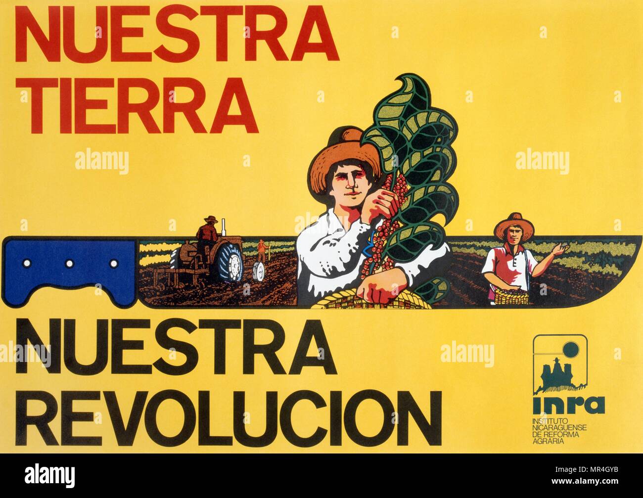 Sandinista National Liberation Front (FSLN) propaganda poster in ...