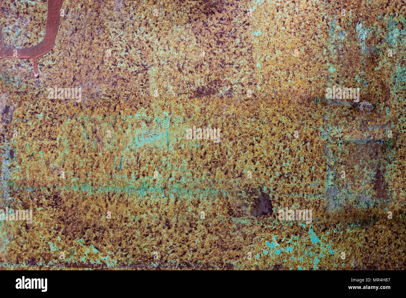 Old colour rusty metal grunge texture background Stock Photo - Alamy