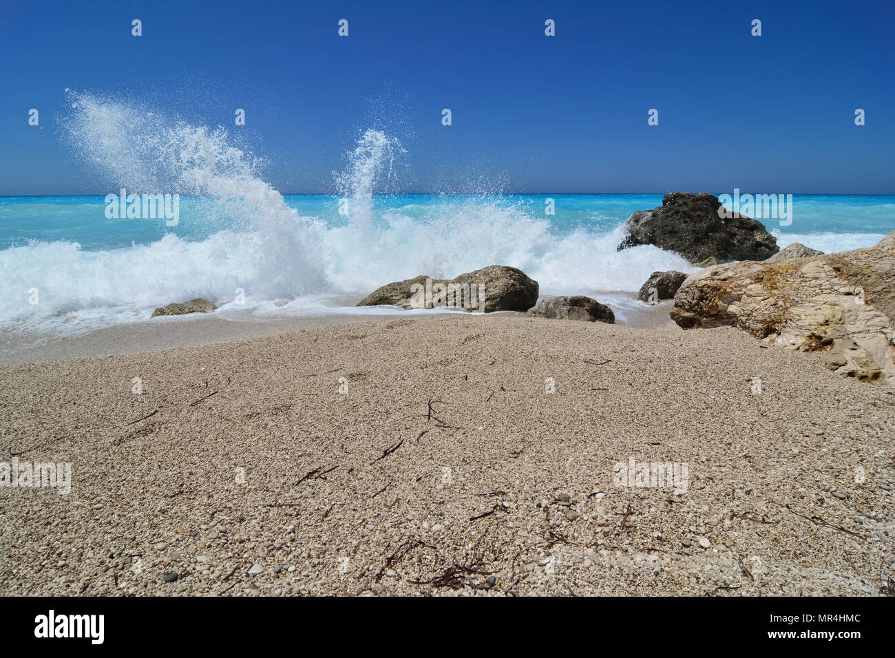 Megali petra beach hi-res stock photography and images - Alamy