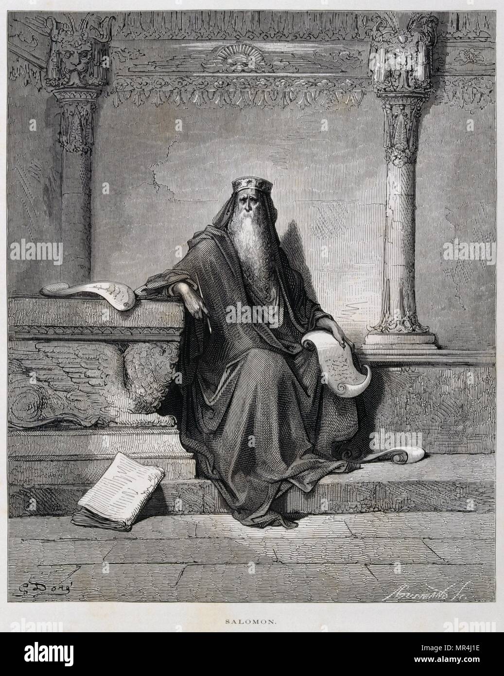 Engraving by Gustave Dore (1832-1883 Stock Photo - Alamy