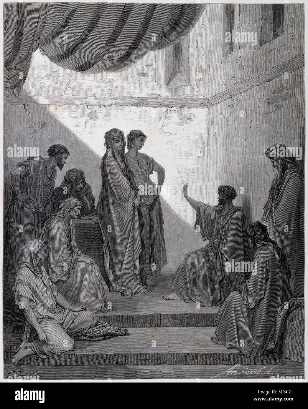 Engraving by Gustave Dore (1832-1883 Stock Photo - Alamy