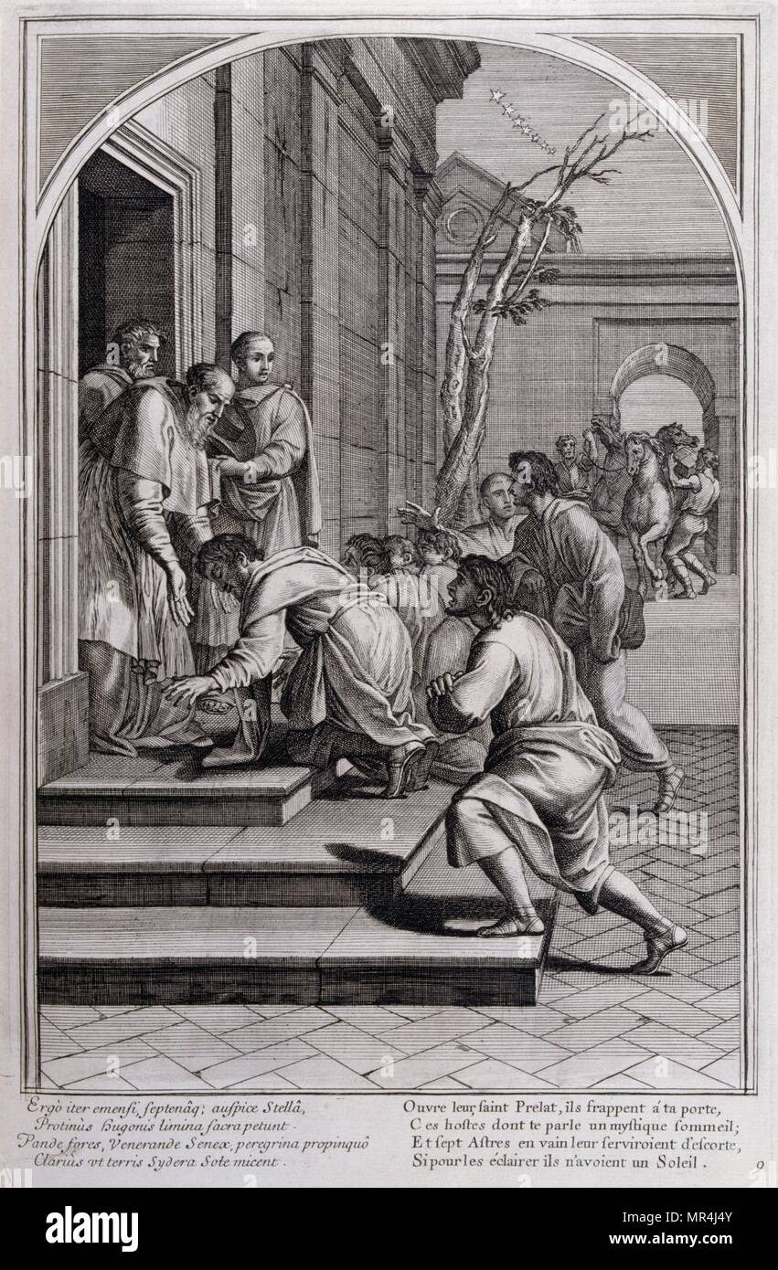 Illustration from 'La vie de St. Bruno, fondateur de l'ordre des ...