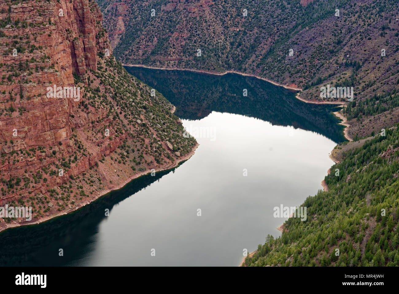 Red Canyon in Flaming Gorge National Recreation Area, Utah Stock Photo ...