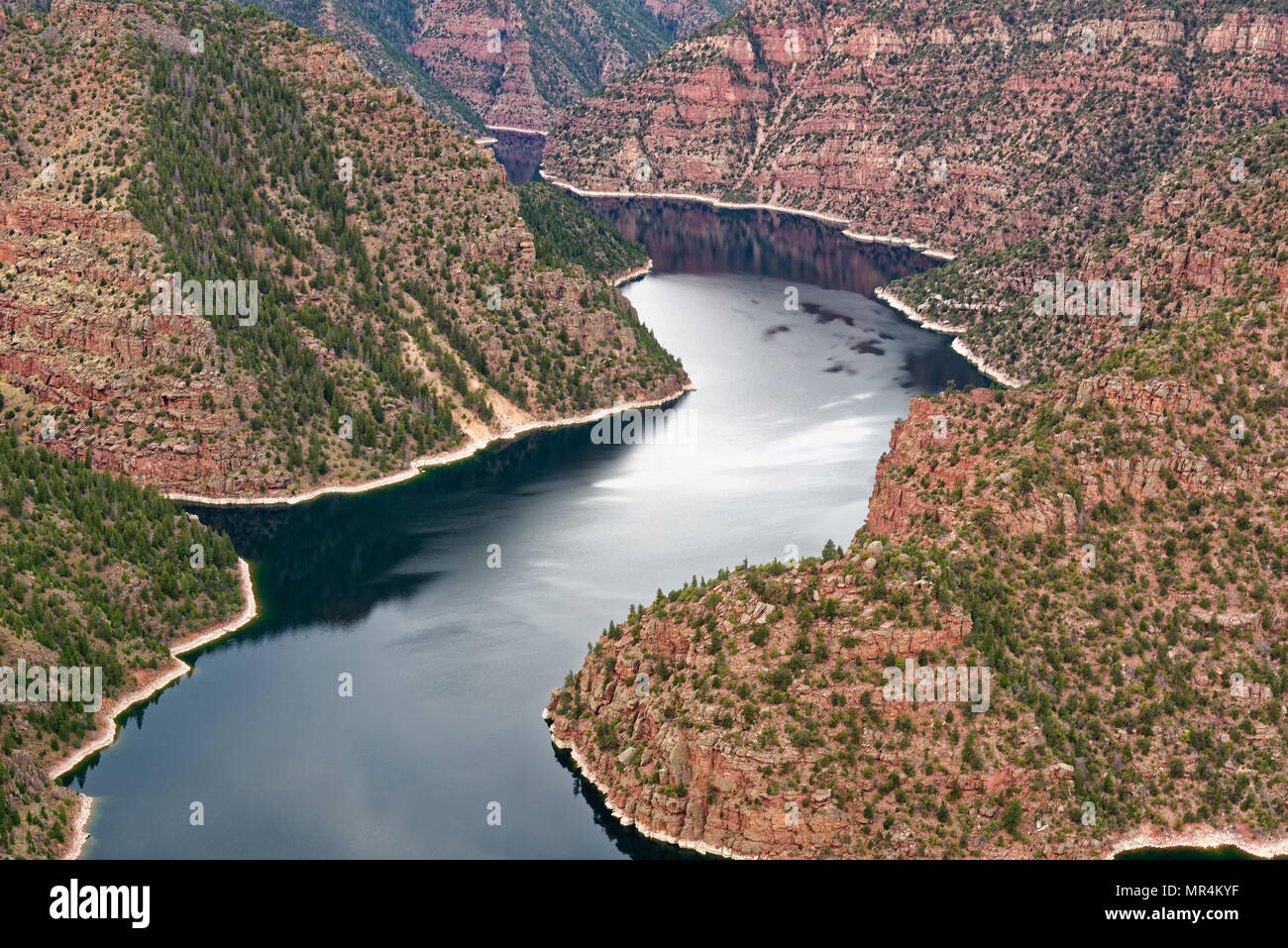 Red Canyon in Flaming Gorge National Recreation Area, Utah Stock Photo ...