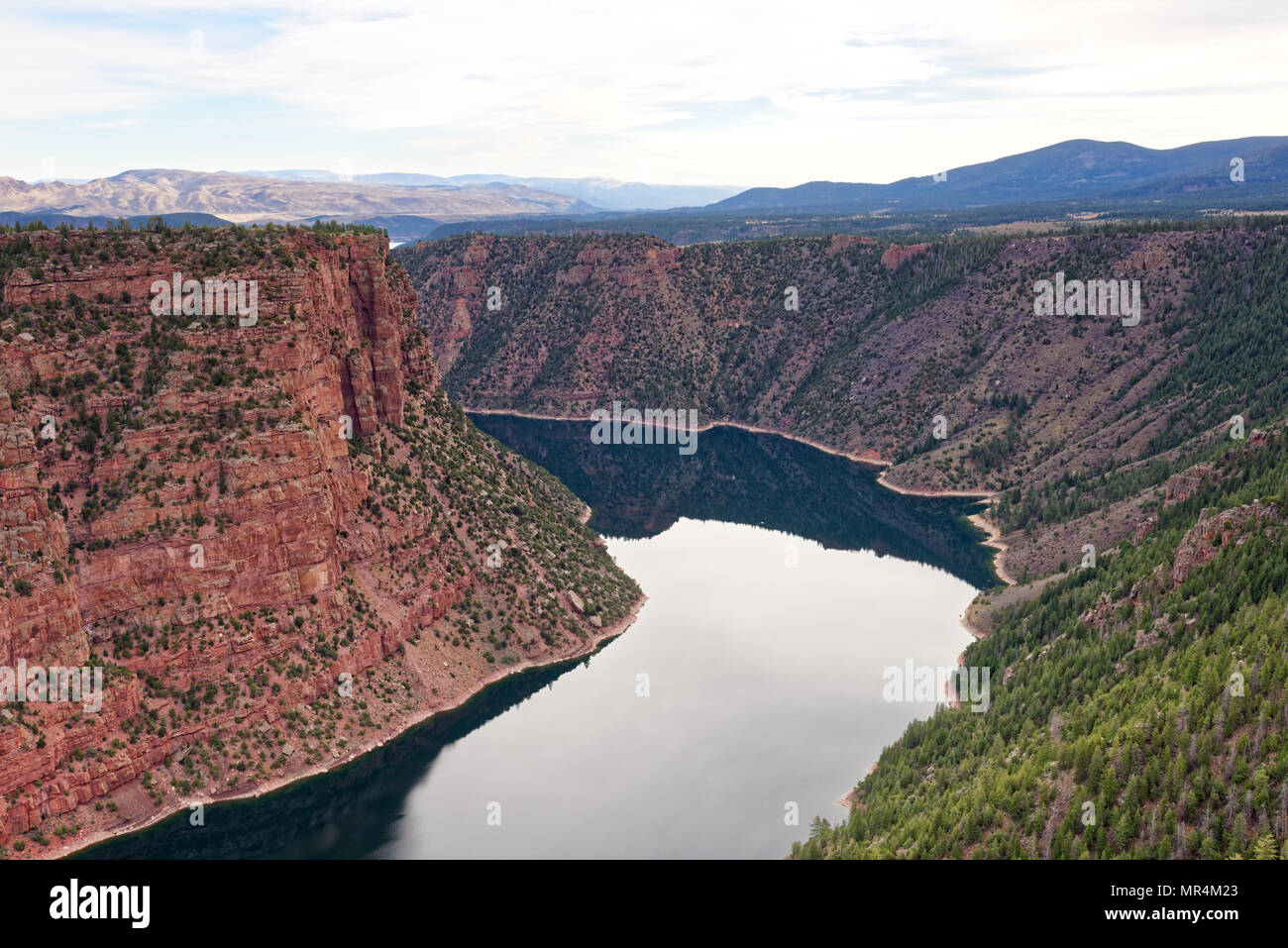 Red Canyon in Flaming Gorge National Recreation Area, Utah Stock Photo ...