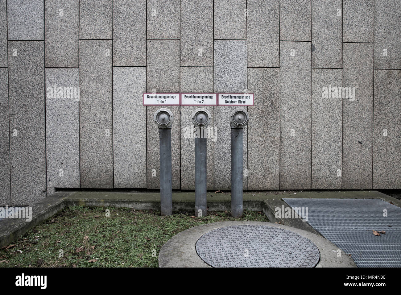 Close-up of emergency power outlets by the Berliner Philarmoniker in ...