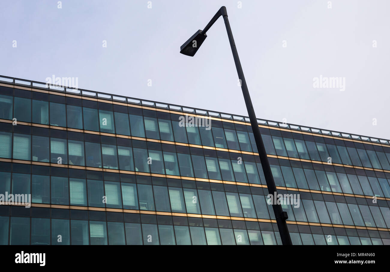 Office building and streetlight in Berlin, Germany Stock Photo - Alamy