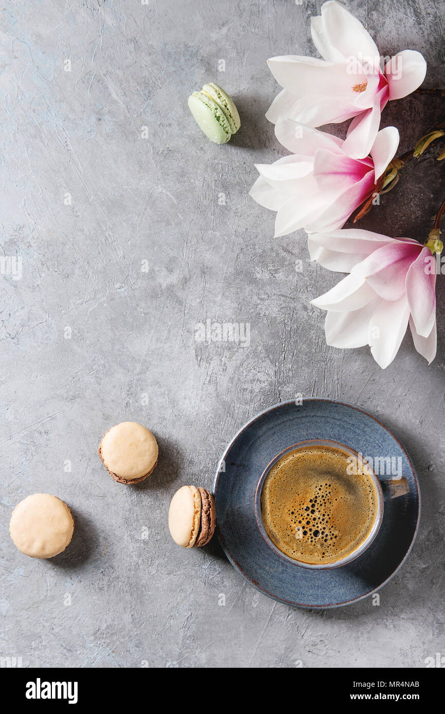 Blue magnolia coffee hi-res stock photography and images - Alamy