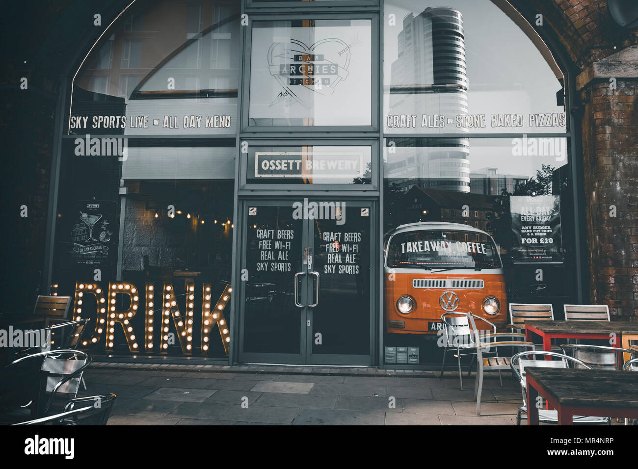 Archie's - Bar & Kitchen, Granary Wharf, Leeds Stock Photo - Alamy