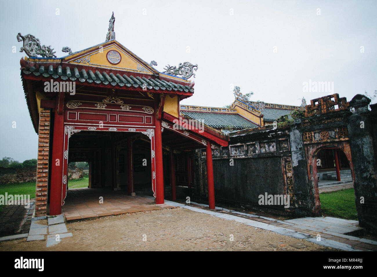 Chinese Ancient Temple Ruins