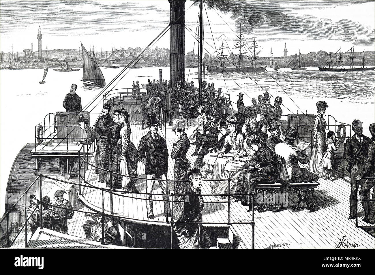 Passenger ship 19th century hi-res stock photography and images - Alamy