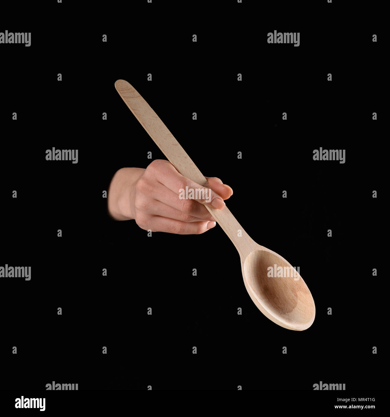 Woman hand holding spatula isolated hi-res stock photography and images ...