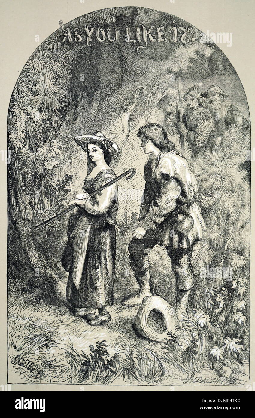 Title page for "As You Like It" by William Shakespeare. As You Like It ...