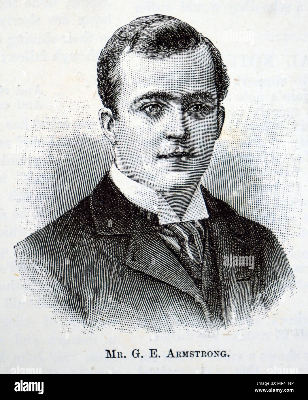 Portrait of Sir George Elliot Armstrong, 2nd Bt Armstrong (1866-1940) a ...