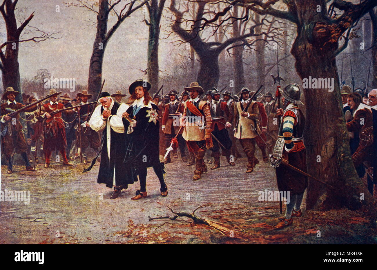 Execution Of King Charles I 1649 Stock Photos & Execution Of King ...