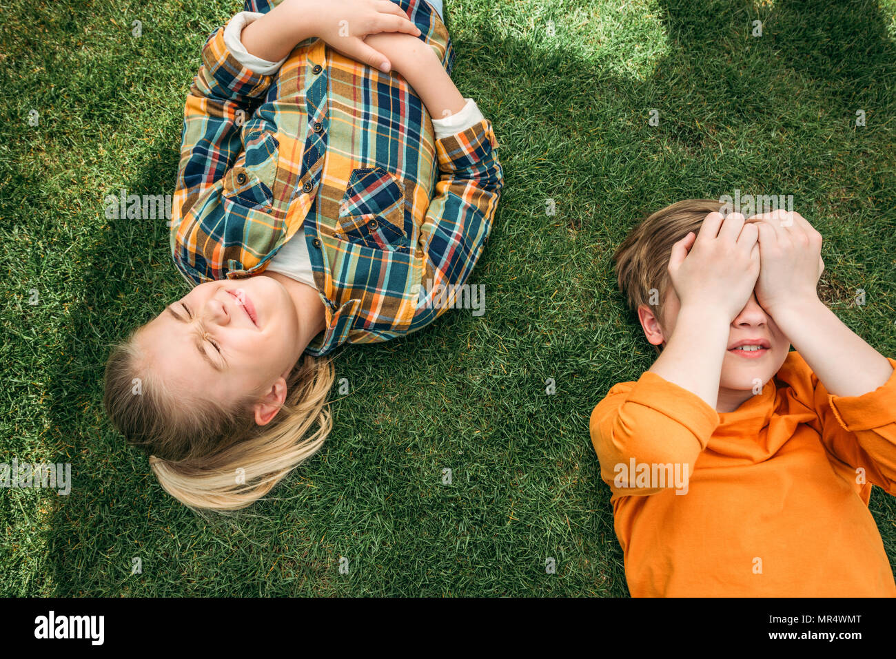 Sunbathing girl lying on hi-res stock photography and images - Alamy